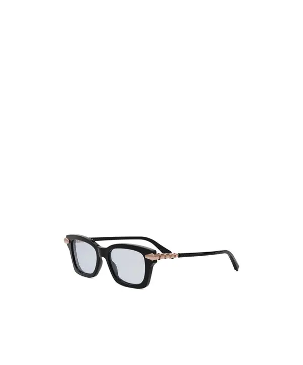 BVLGARI Geometric Eyeglasses - Black