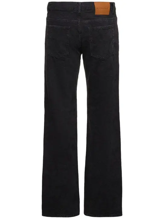 BLUEMARBLE Denim Jacquard Bootcut Jeans