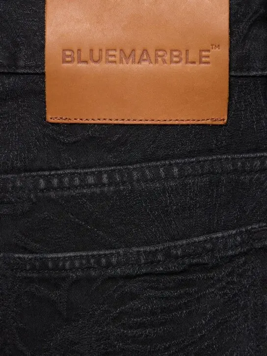 BLUEMARBLE Denim Jacquard Bootcut Jeans