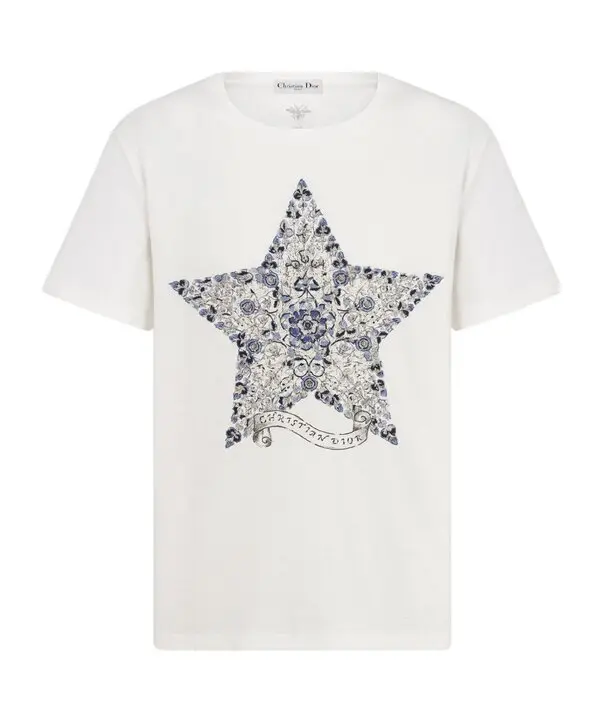 Dior Embroidered T-shirt - White