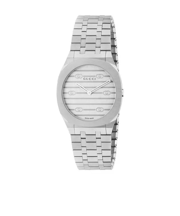 Gucci 25h Watch, 30mm - White