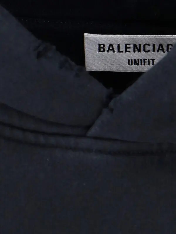 Balenciaga Logo Print Hoodie