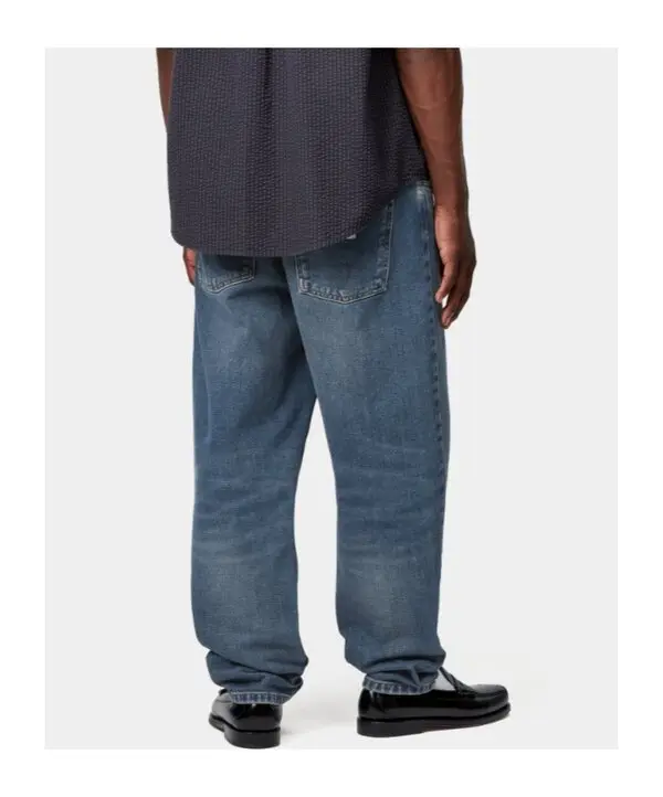 Carhartt Work In Progress Newel Logo-patch Straight-leg Jeans