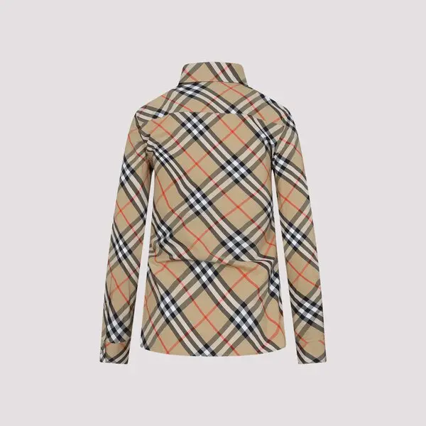 Burberry Long Sleeve Checked Shirt - No