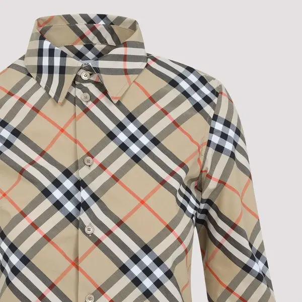 Burberry Long Sleeve Checked Shirt - No