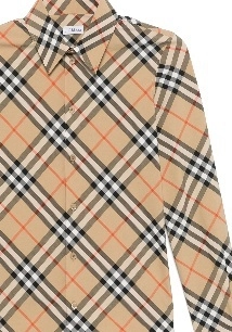 Burberry Long Sleeve Checked Shirt - No