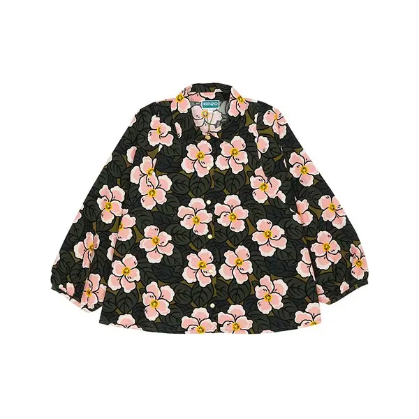 Kenzo Floral Print Long Sleeve Shirt
