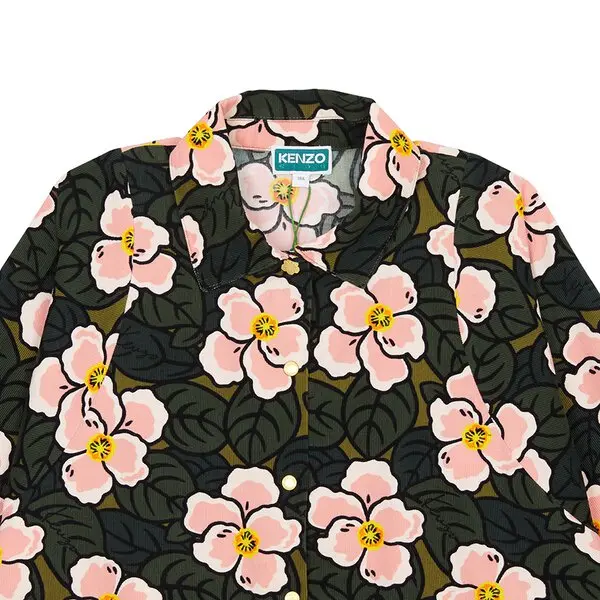 Kenzo Floral Print Long Sleeve Shirt