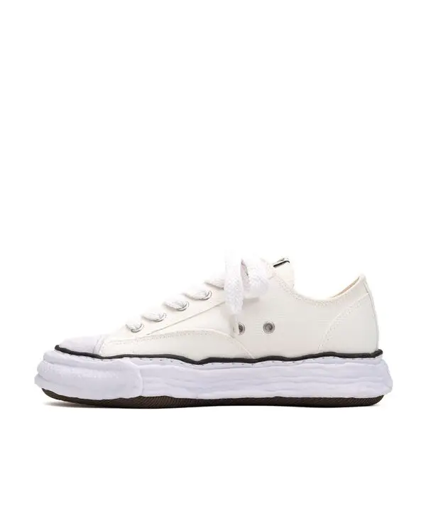 Mihara Yasuhiro Round-toe Lace-up Sneakers - White