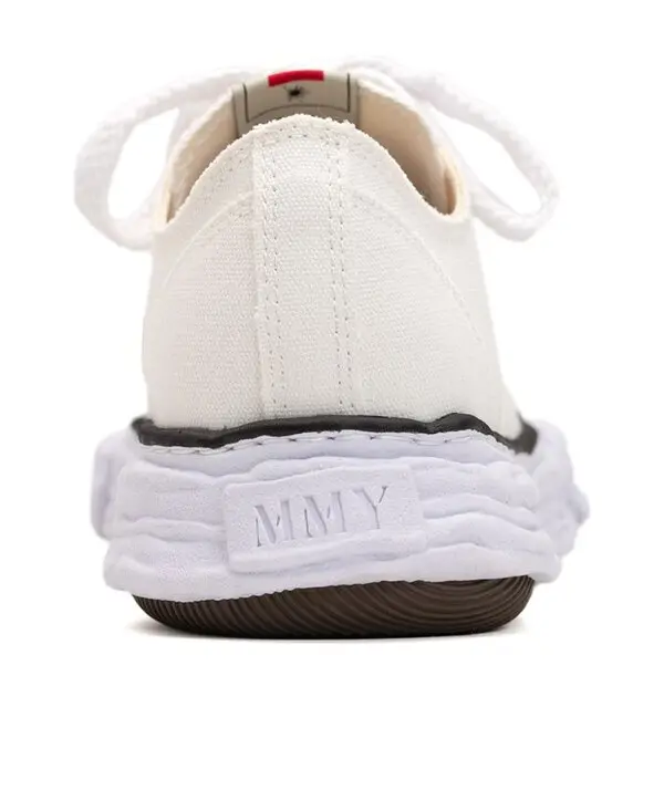 Mihara Yasuhiro Round-toe Lace-up Sneakers - White