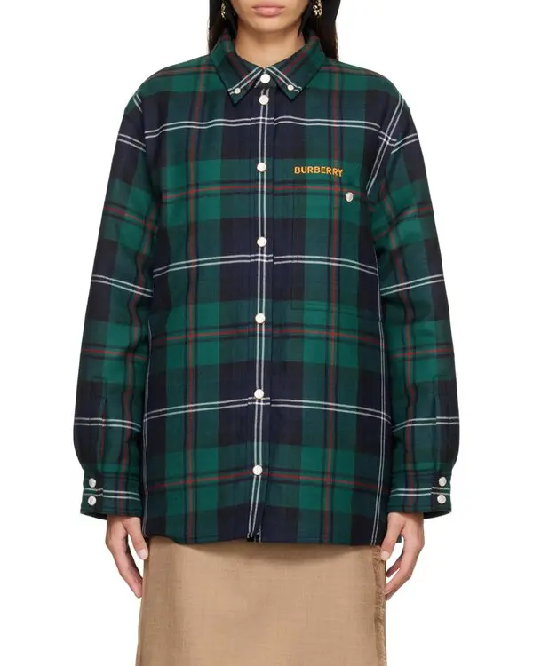 Burberry Checked Long-sleeve Shirt