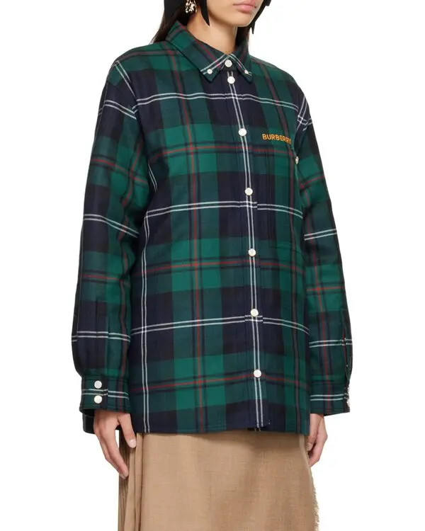 Burberry Checked Long-sleeve Shirt