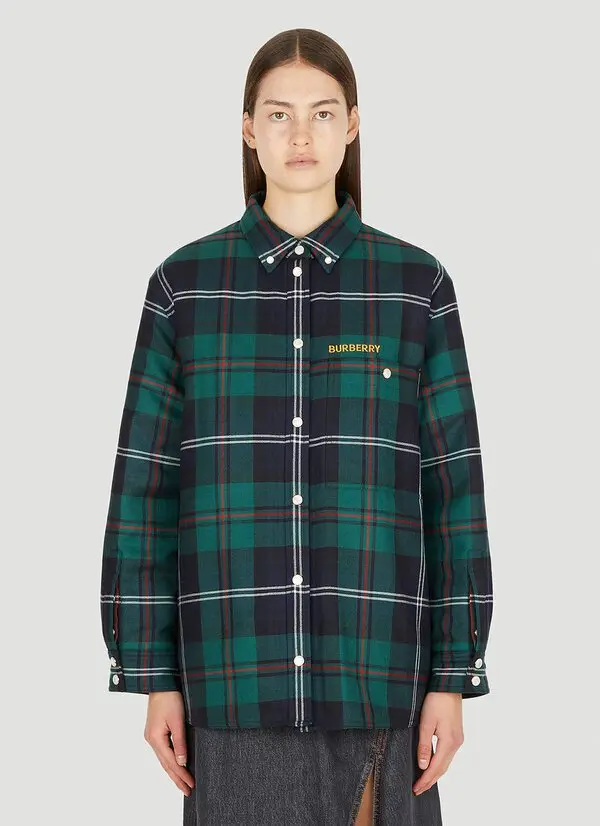 Burberry Checked Long-sleeve Shirt