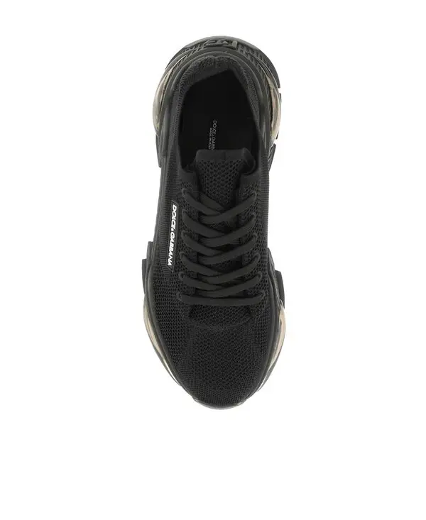 Dolce & Gabbana Stretch-knit Logo Sneakers