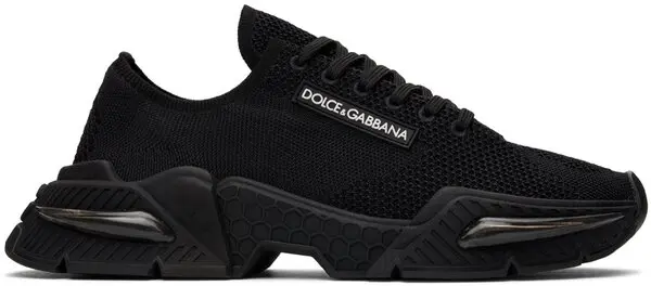 Dolce & Gabbana Stretch-knit Logo Sneakers