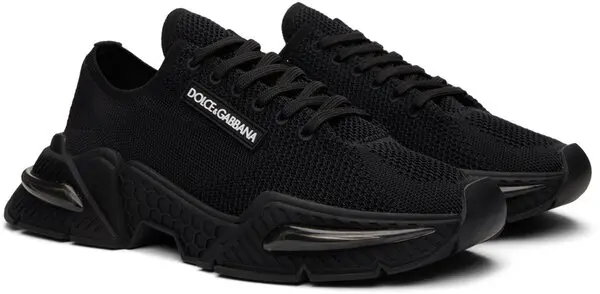 Dolce & Gabbana Stretch-knit Logo Sneakers