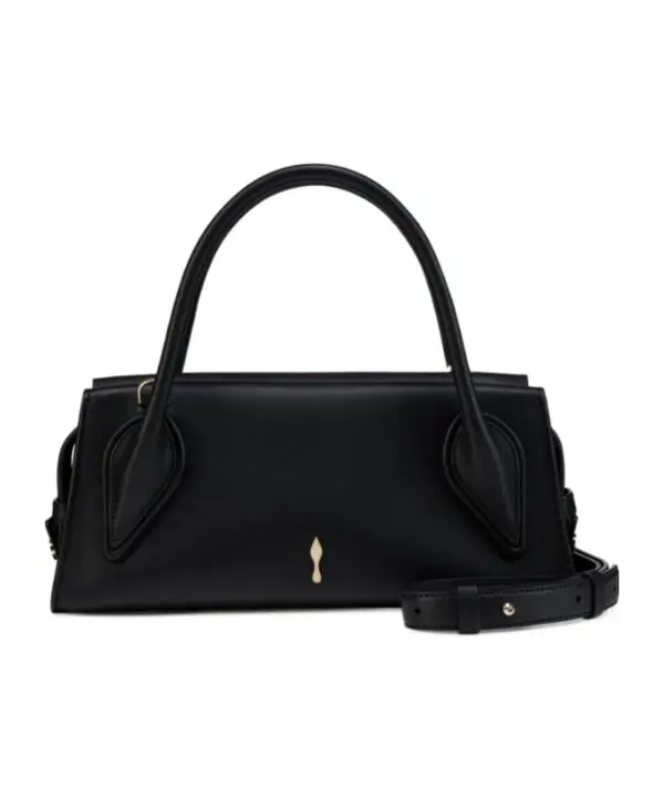CHRISTIAN LOUBOUTIN Top Handle Shoulder Bag - Black