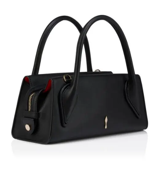 CHRISTIAN LOUBOUTIN Top Handle Shoulder Bag - Black