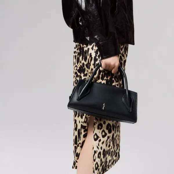 CHRISTIAN LOUBOUTIN Top Handle Shoulder Bag - Black
