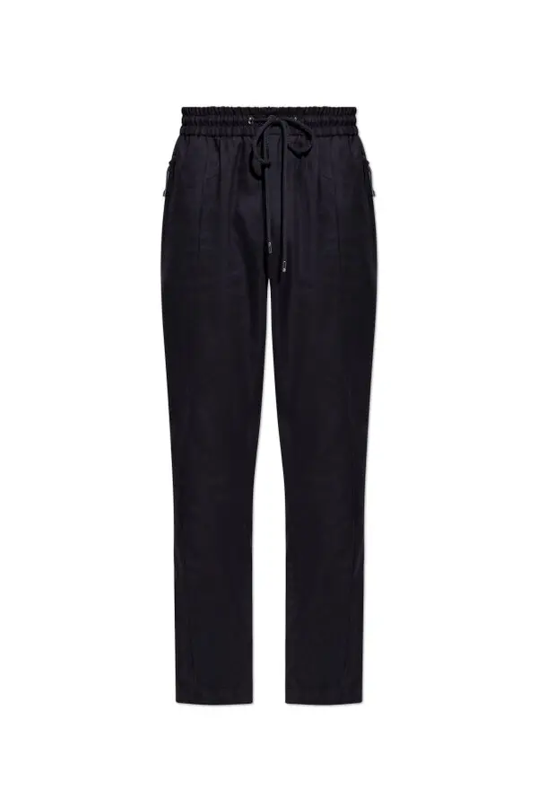 Dolce & Gabbana Drawstring Trousers - Black
