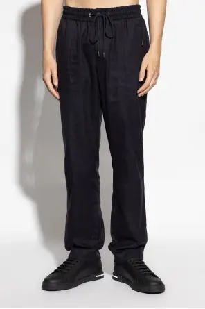 Dolce & Gabbana Drawstring Trousers - Black