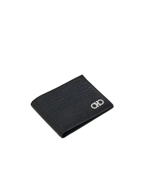 FERRAGAMO Gancini Wallet - Black