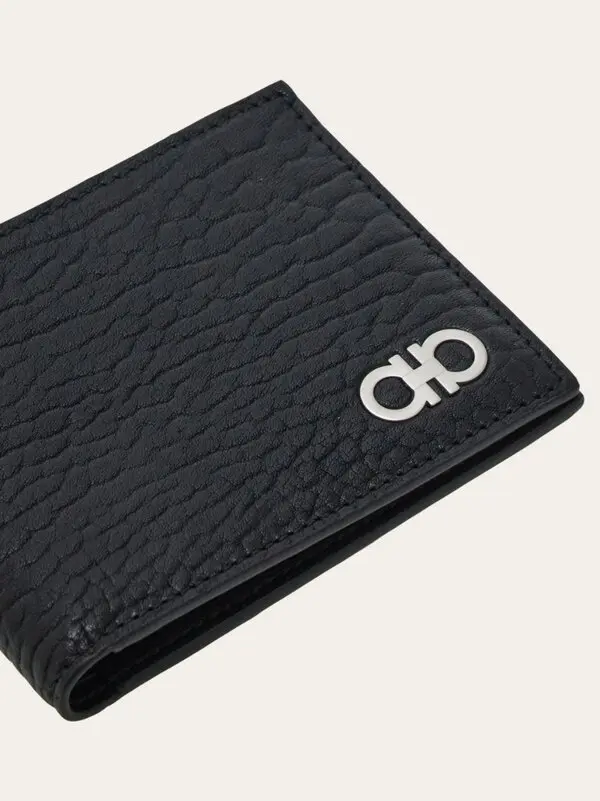 FERRAGAMO Gancini Wallet - Black