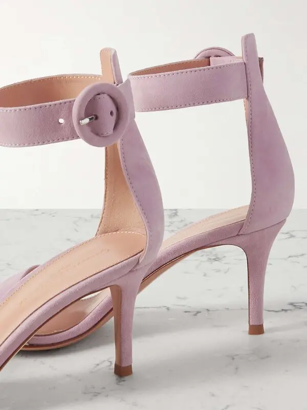 GIANVITO ROSSI Open-toe High-heeled Sandals - Pink