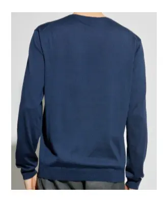 Giorgio Armani Crewneck Jumper With Embroidered Logo