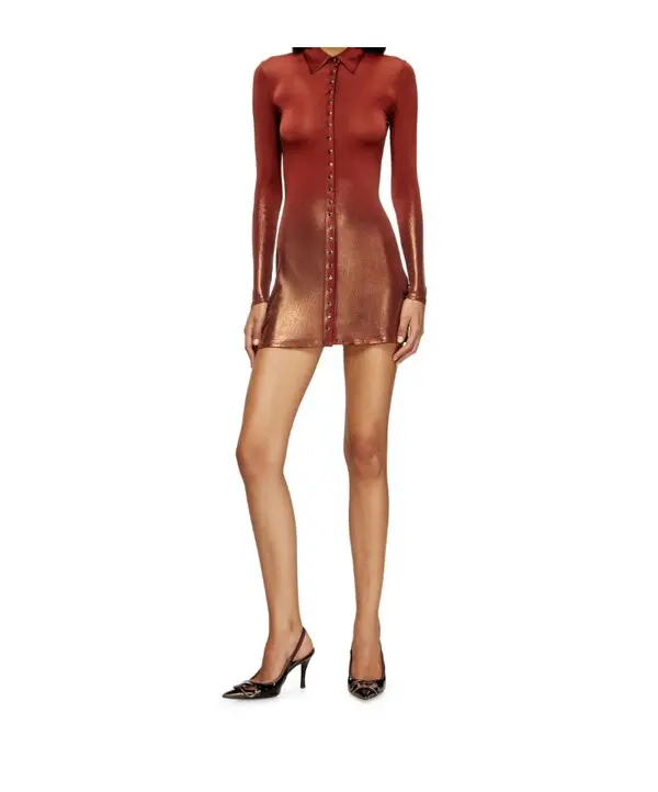 DIESEL® D-pol Polo Mini Dress
