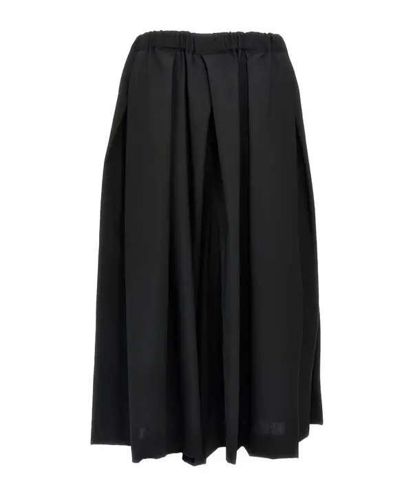 Comme Des Garçons Wide Leg Pleated Trousers