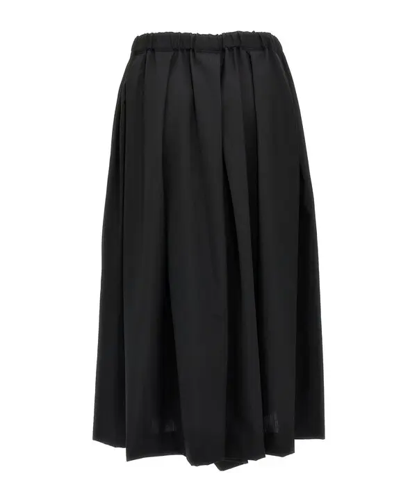Comme Des Garçons Wide Leg Pleated Trousers