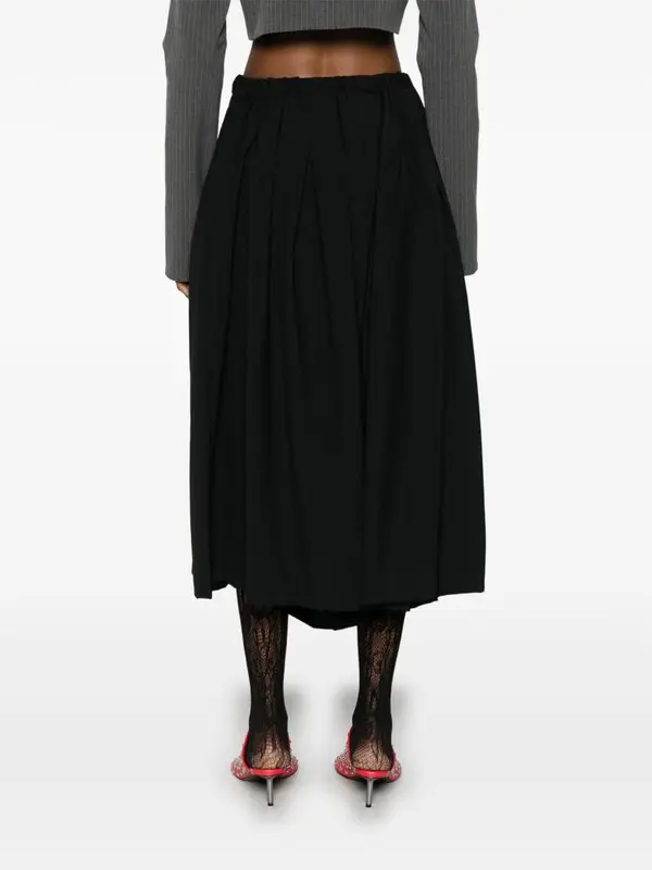 Comme Des Garçons Wide Leg Pleated Trousers