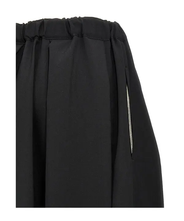Comme Des Garçons Wide Leg Pleated Trousers