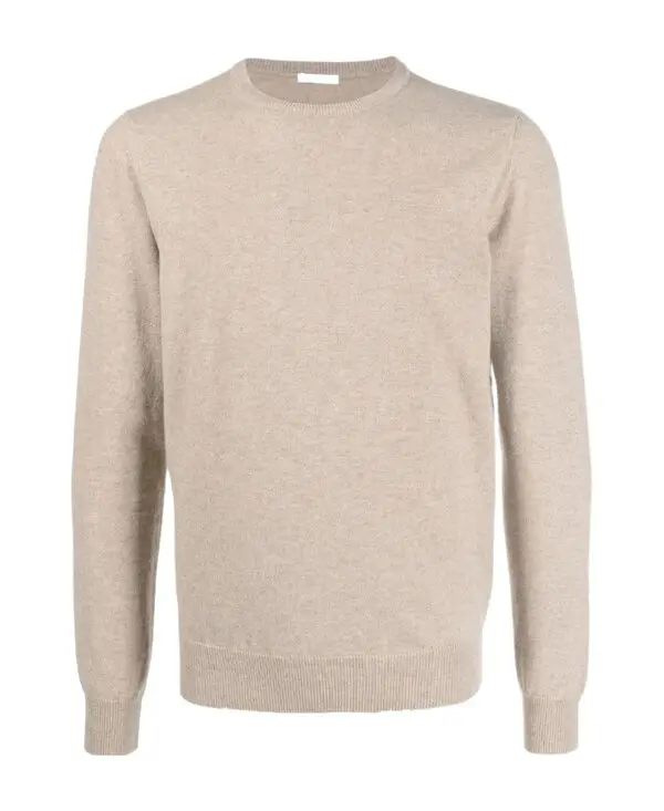 Malo Crewneck Knitted Jumper - Nude