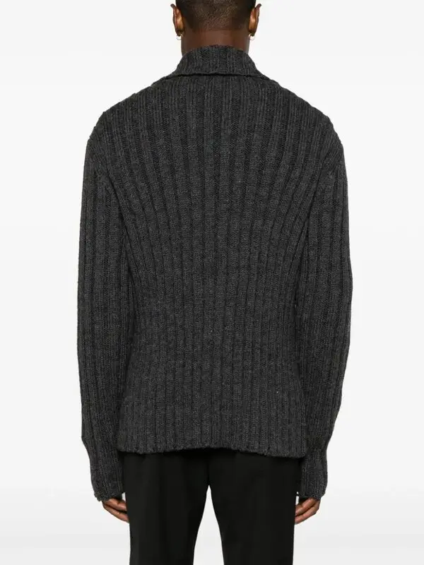 Dolce & Gabbana Zipped Knit Sweater