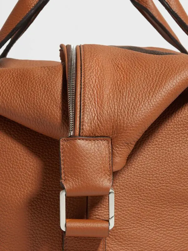 Zegna Deerskin Holdall - Brown