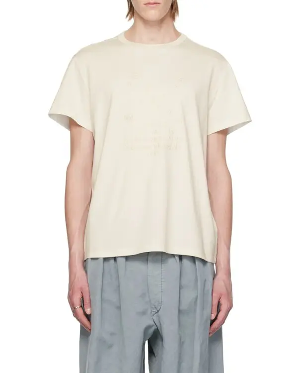MAISON MARGIELA Graphic-printed Crewneck T-shirt