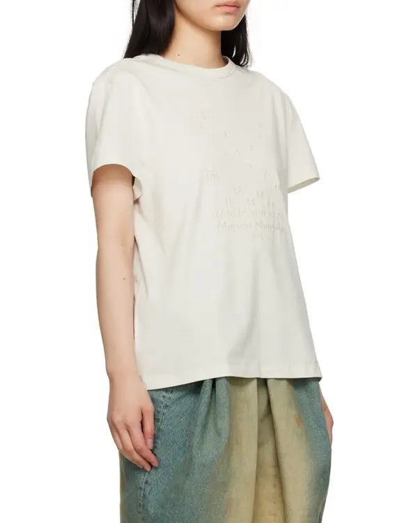 MAISON MARGIELA Graphic-printed Crewneck T-shirt