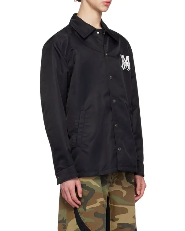 Amiri Ma Printed Buttoned Jacket - Green