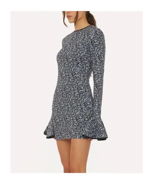 ROTATE BY BIRGER CHRISTENSEN Sequin Detailed Mini Dress With Open Back