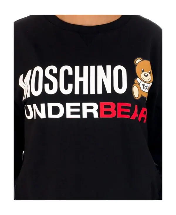 Moschino Teddy Print Crew Neck Sweater