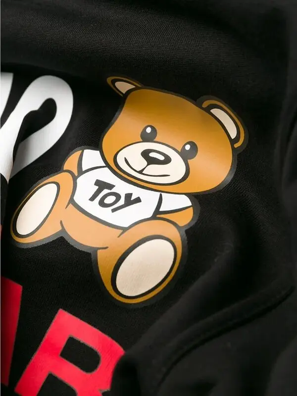 Moschino Teddy Print Crew Neck Sweater