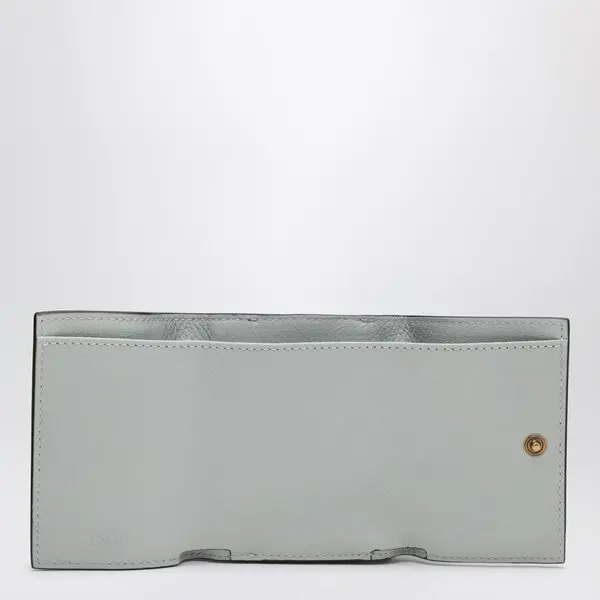 Chloé Mini Paddington Tri-fold Wallet - Gray