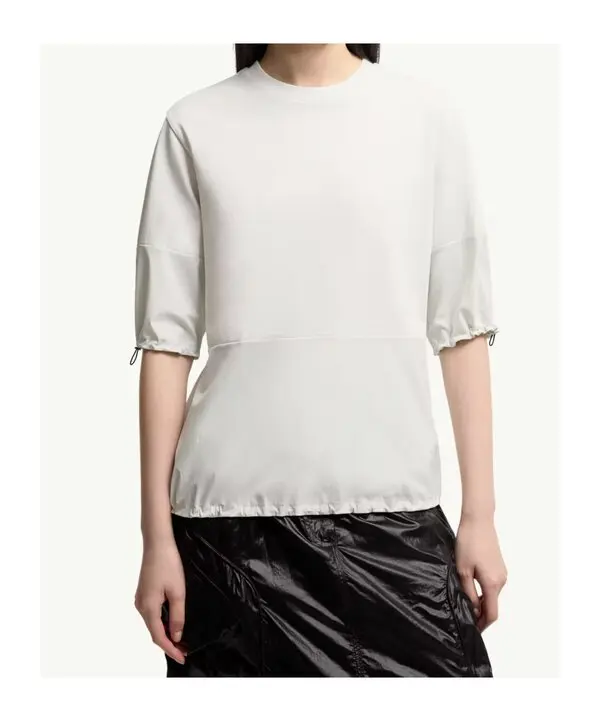 Moncler Cotton Ripstop T-shirt - Light Green