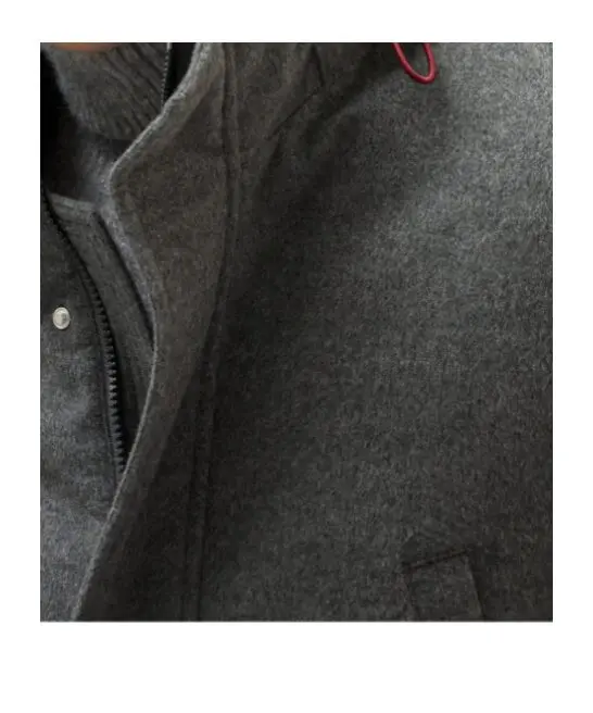 Brunello Cucinelli Quilted Long-sleeved Hooded Coat - Gray
