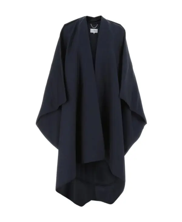 MAISON MARGIELA Wrap Coat - Navy