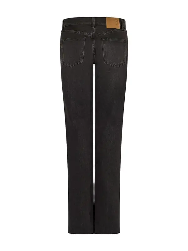 HAIKURE Straight Leg Jeans - Black