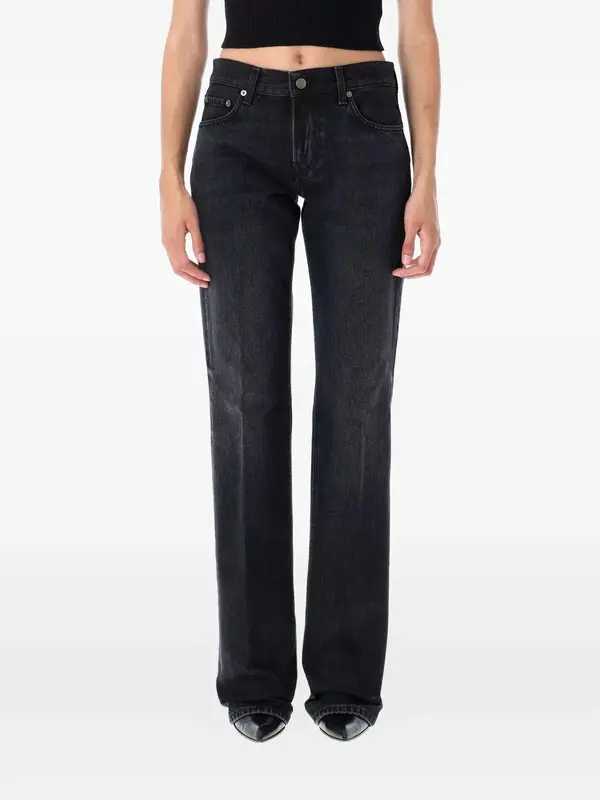 HAIKURE Straight Leg Jeans - Black