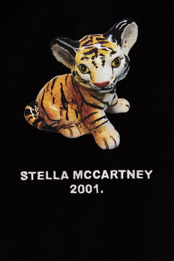 Stella McCartney Cropped Hoodie With Graphic Print